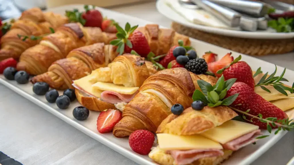 Mini Croissant Platter Recipe | Easy Party & Brunch Appetizer