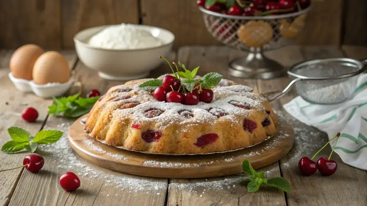 Cherry Cake Recipe: Easy Moist Homemade Cake with Fresh Cherries